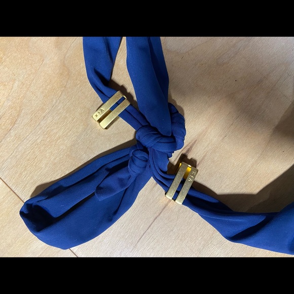 Vix | Swim | Vix Blue Bia Tube One Piece Swimsuit Size Small | Poshmark